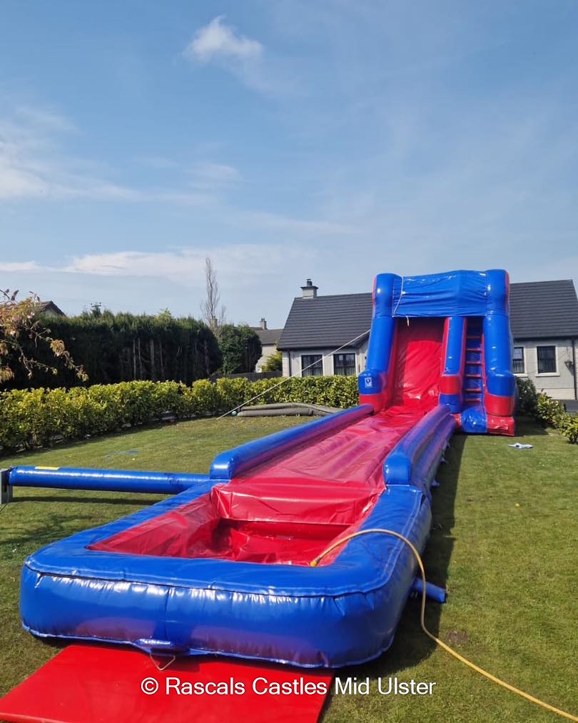 Water Slide Inflatable Swimming Pool 30ft Water Slide With Pool